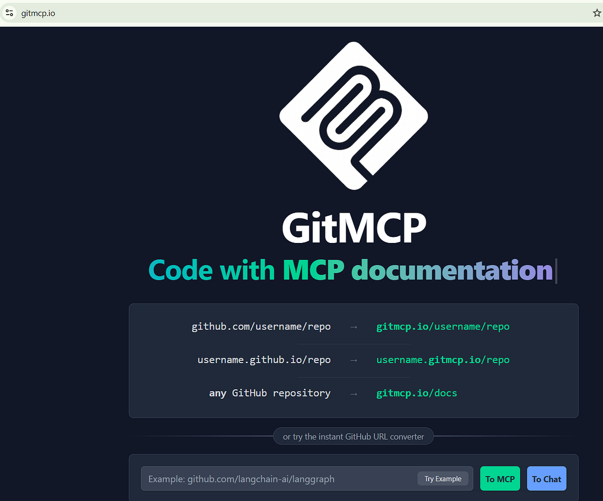 Stop Vibe Coding Blind — GitMCP.io Turns Your AI Into a Repository Expert | by Dr. Ernesto Lee ...