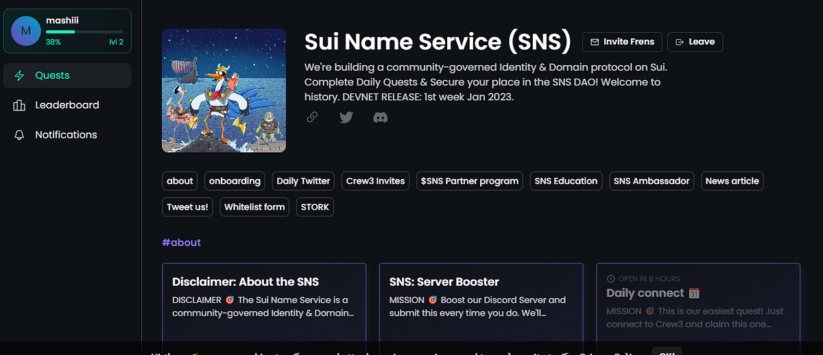 How Get Stork Role in Sui Name Service | by Rezanonestop | Medium
