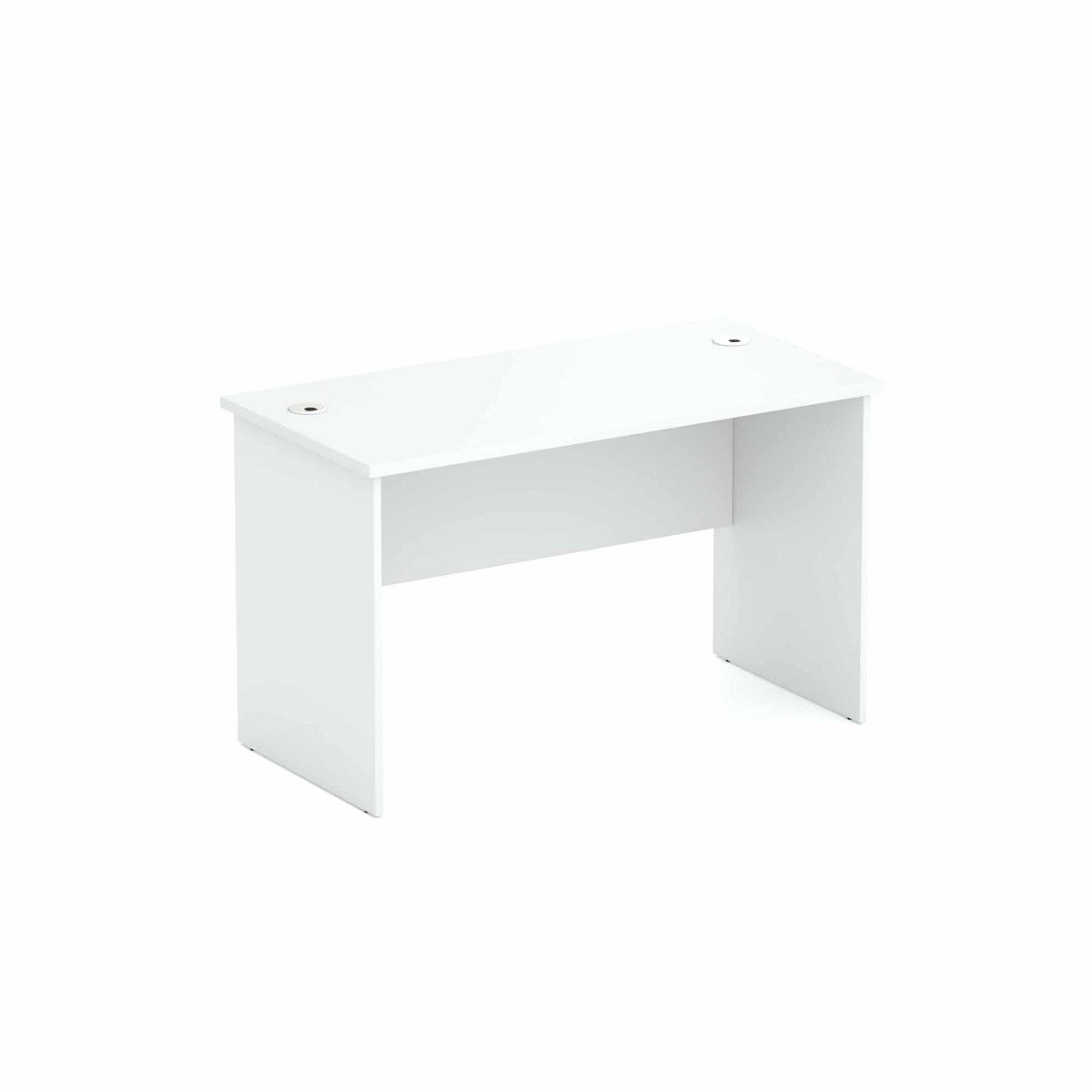 Wonder Straight Desk White/White - Danny's Desks and Chairs - Medium