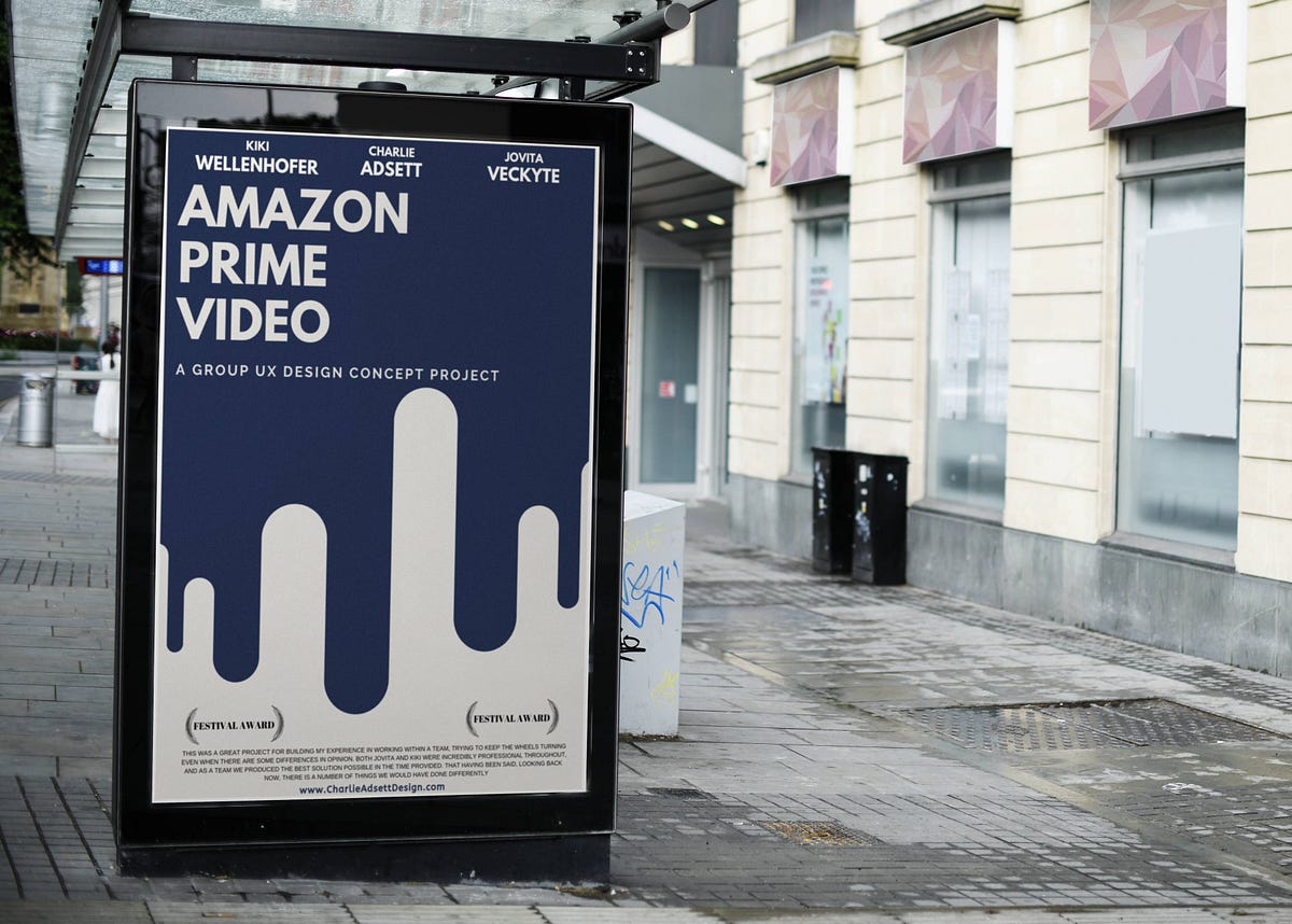 Amazon Prime Video. A Group UX Design Concept Project —… | by Charlie ...