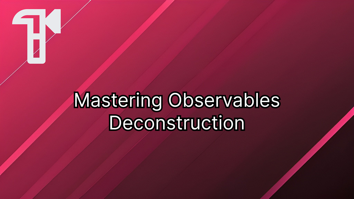 Mastering RxJS Unsubscription in Angular: Using OnDestroy and a Custom Destroy Service | by ...