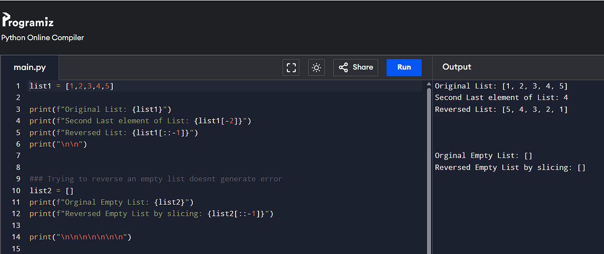 Python Basic Built-in Reversal Operations | by Aditya Garg | BeginnerPython | Medium
