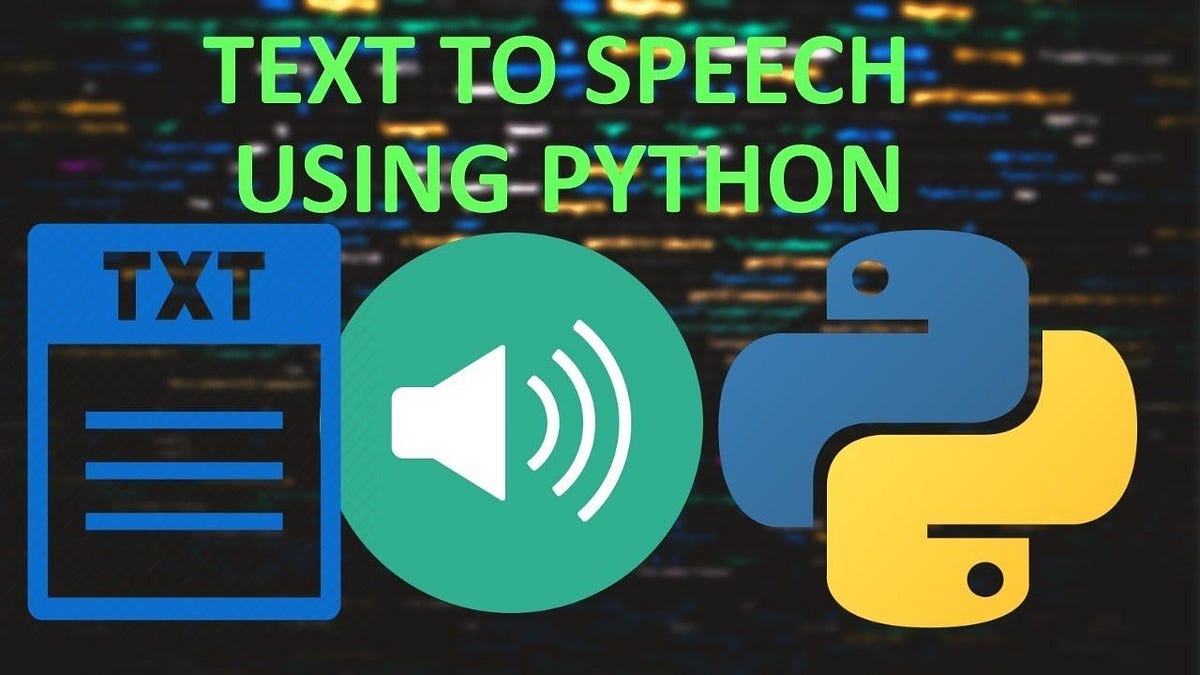 Textify Your Voice: A Python Guide to Speech Recognition and Transcription | by Anush Agrawal ...