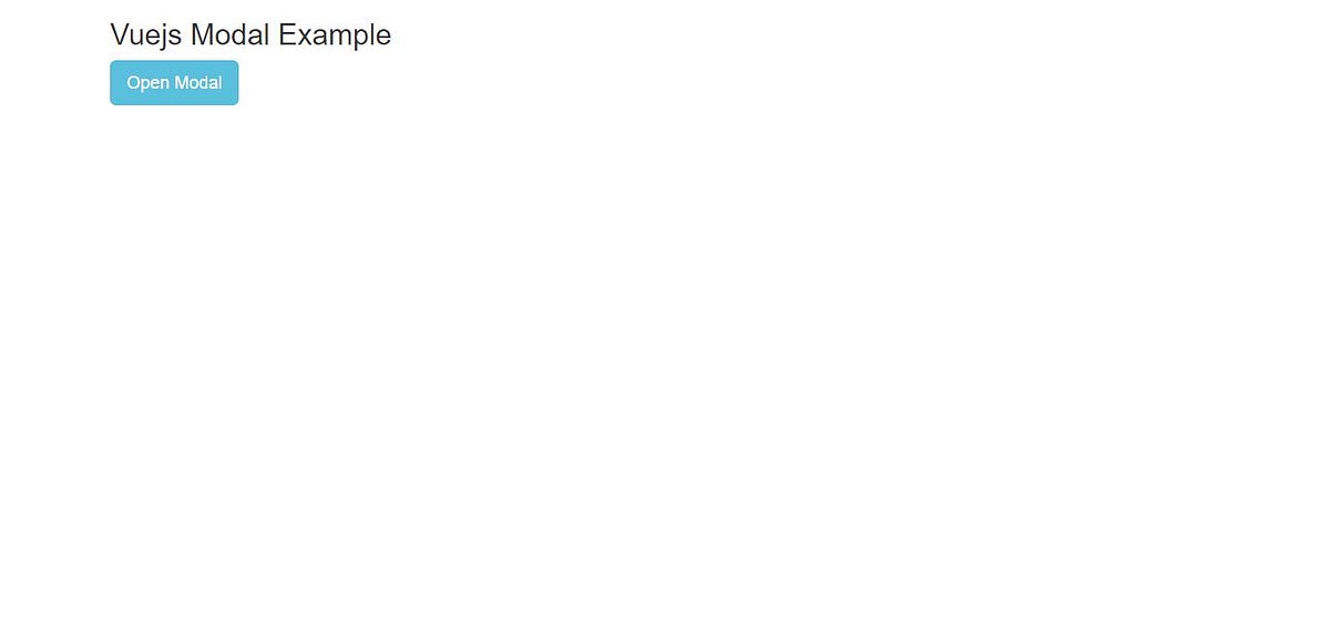 Create a modal window with Vue.js custom directives | by Emmanuel | Medium