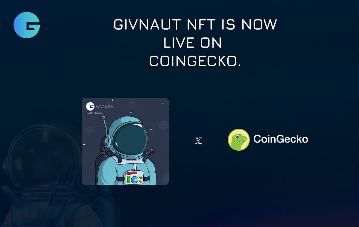 🦎 Givnaut NFT is officially listed on #CoinGecko 🦎 Less than 3,000 to go, we are happy to ...