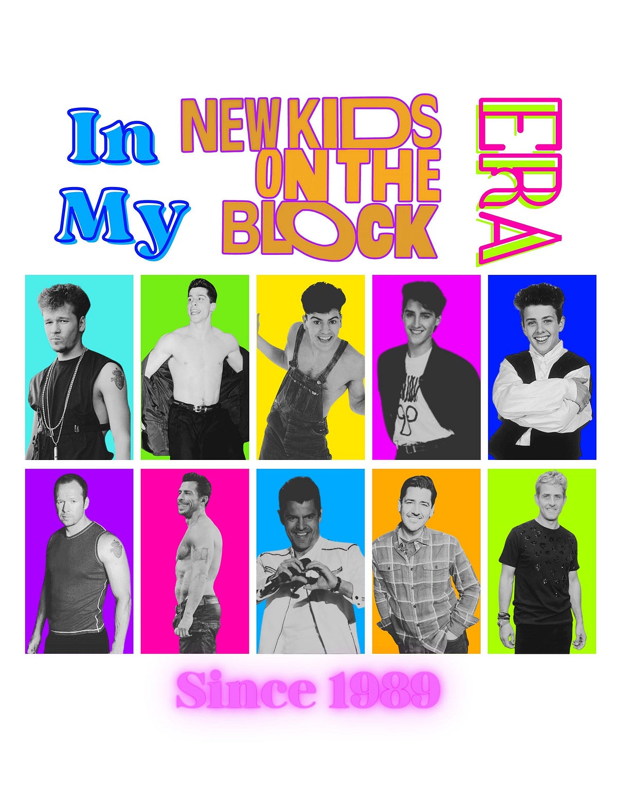 In My New Kids On The Block Era Since 1989 | Neon | Digital Download ...