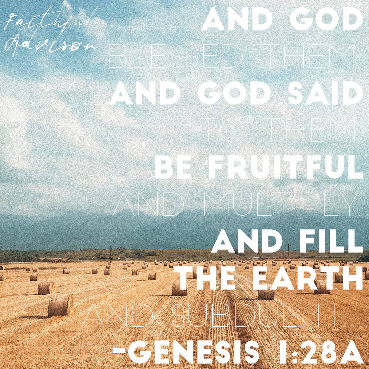 Fruitfulness, Multiplication & Subduing in Christian Personal Finance ...