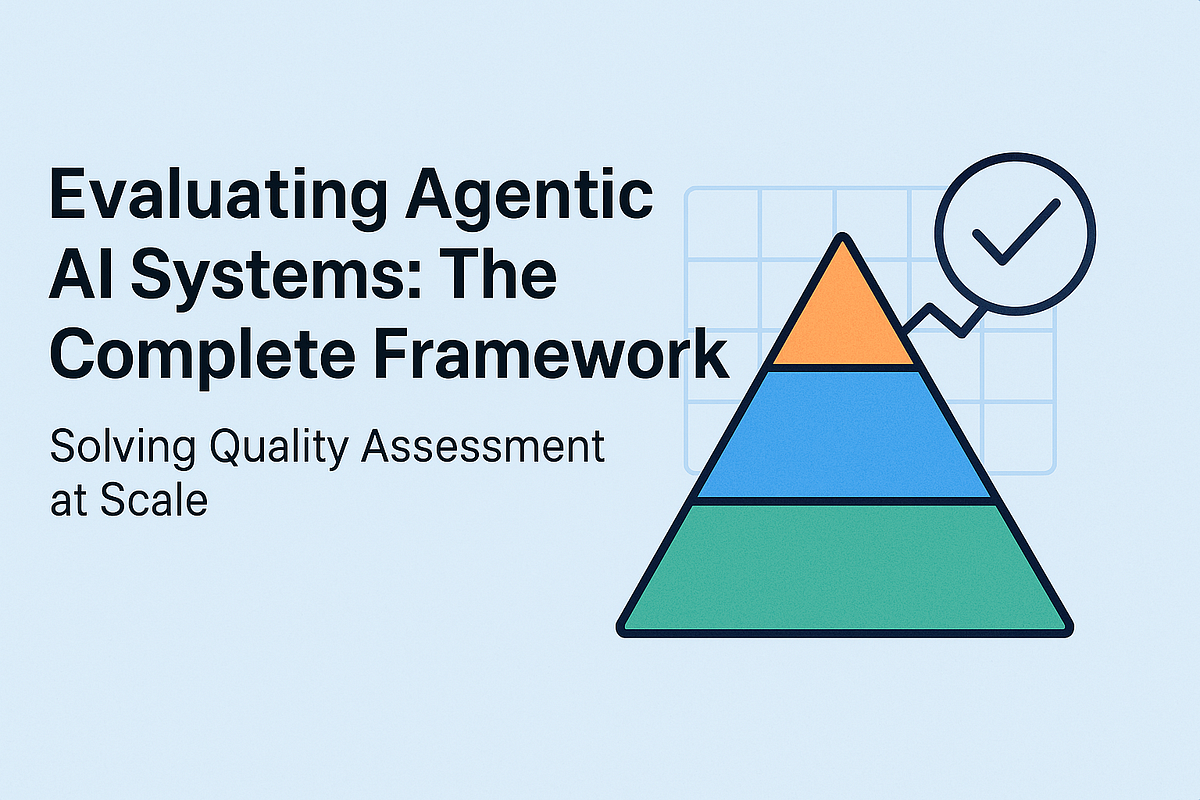 Part 4— Evaluating Agentic AI Systems: The Complete Framework | by Nitika Bhatia | Nov, 2025 ...