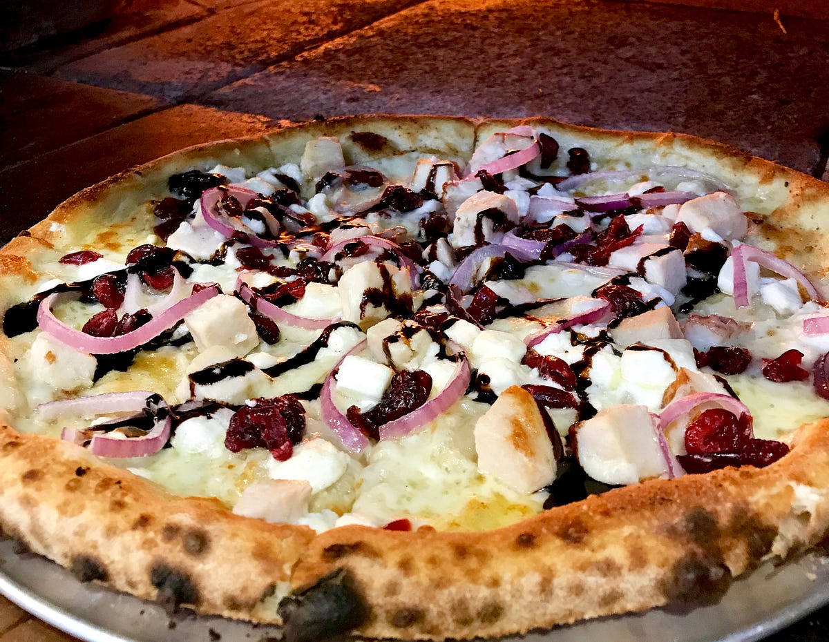 Chicken & Cranberry Pizza — November 2019 Pizza of the Month | by Woody ...