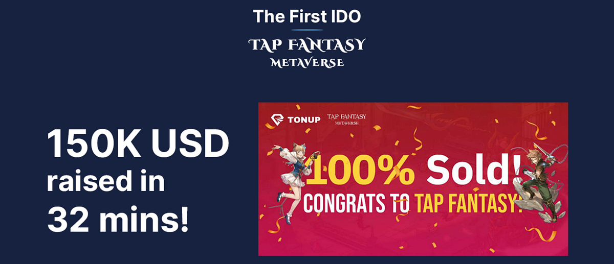 TonUP: Empowering TON Blockchain with Tap Fantasy's $MC IDO Success ...