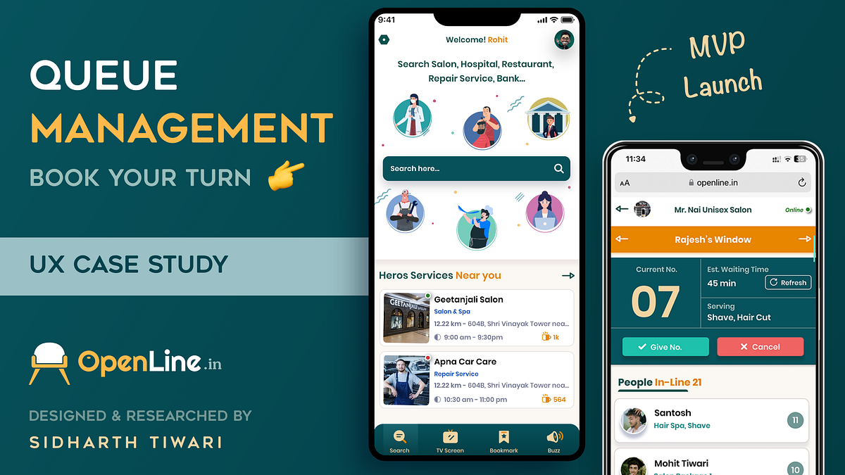 Queue Management — UX Case Study. Hey Medium community! 👋 I’m thrilled ...