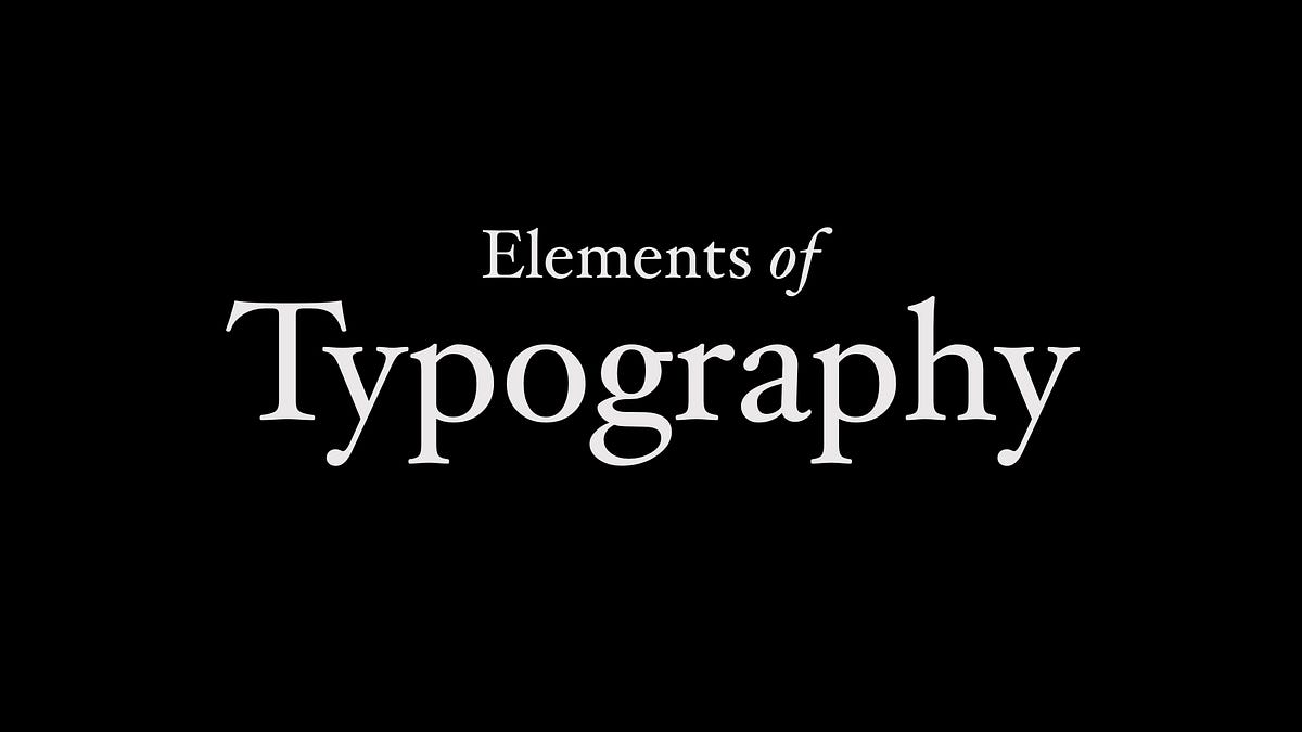 Improve your designs with these typography tips | by Monica Galvan | UX ...
