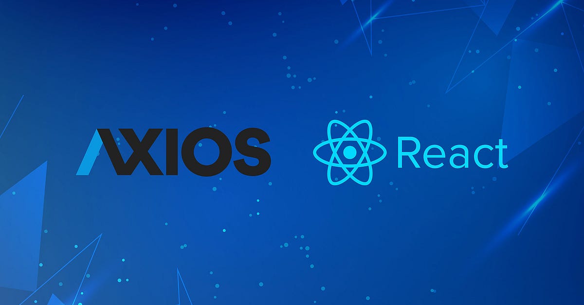 Axios in React. CRUD operations (Create, Read, Update… | by Krishnakumar | Medium