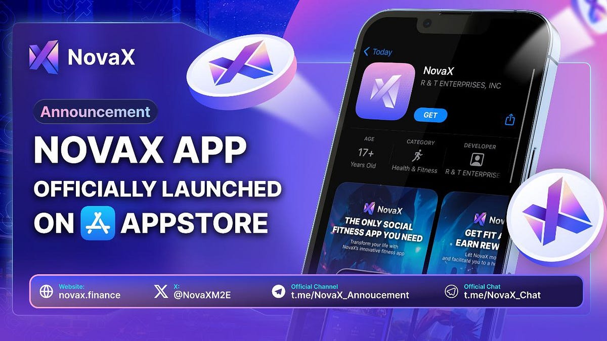📢 ANNOUNCEMENT: NOVAX APP OFFICIALLY LAUNCHED ON APPSTORE 🛒 | by NovaX ...