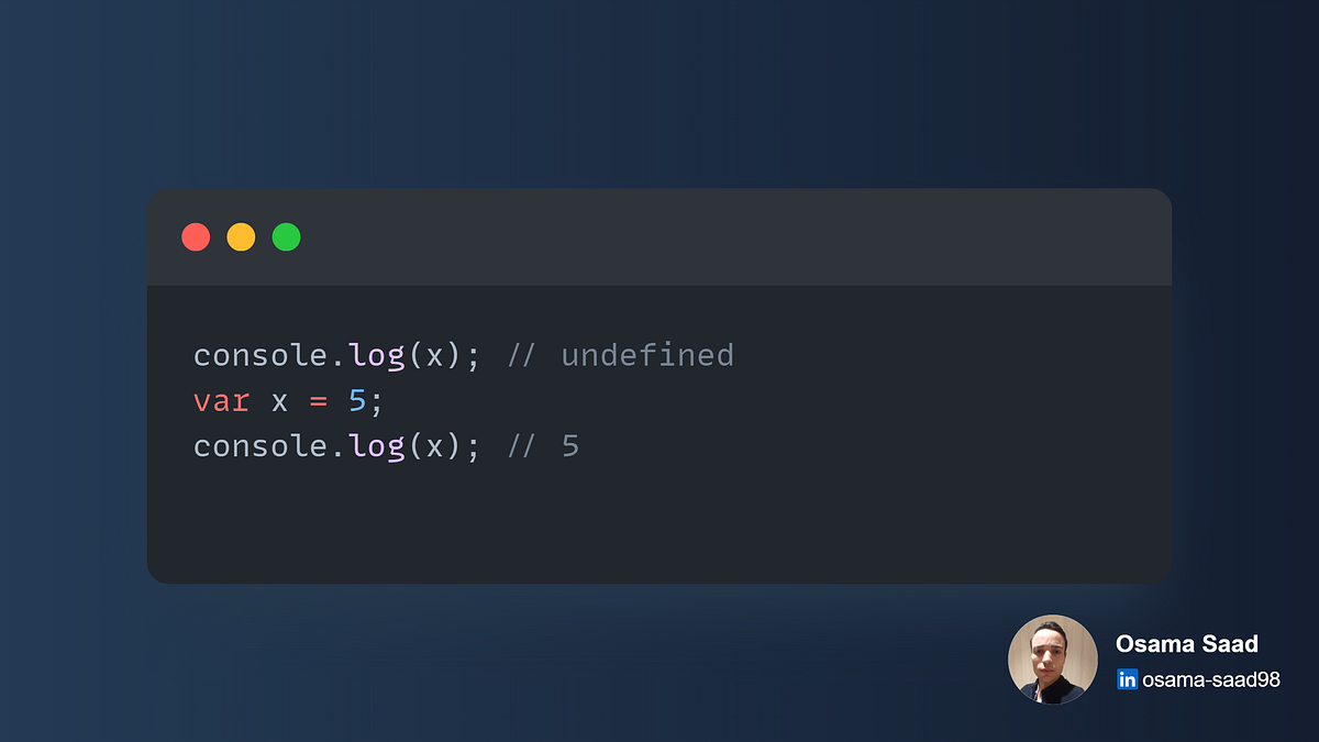 🔹 What is Hoisting in JavaScript? | by Osama Saad | Feb, 2025 | Medium