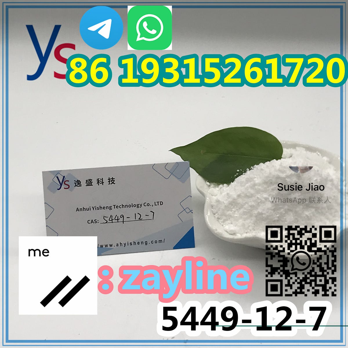 BMK Glycidic Acid (sodium salt) CAS 5449–12–7 Powder New powder Factory ...