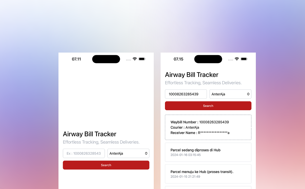 Indonesia Airway Bill Tracker using RajaOngkir, Next.js, and ...