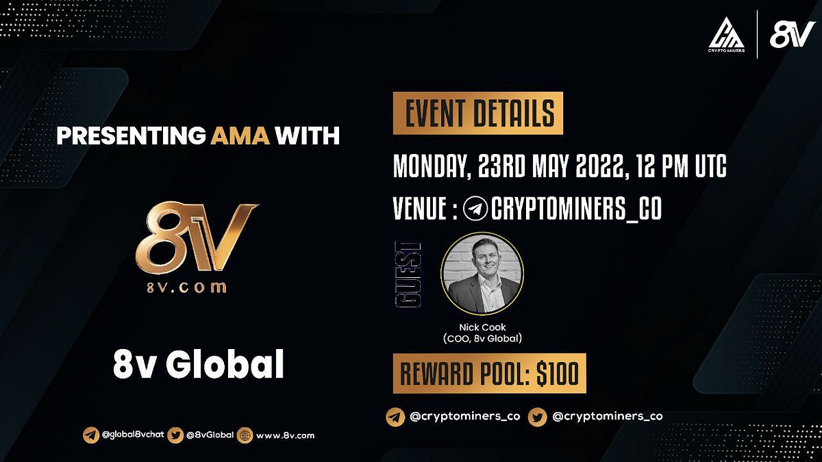AMA Recap: CRYPTO MINERS X 8V GLOBAL | by CRYPTO MINERS | Medium