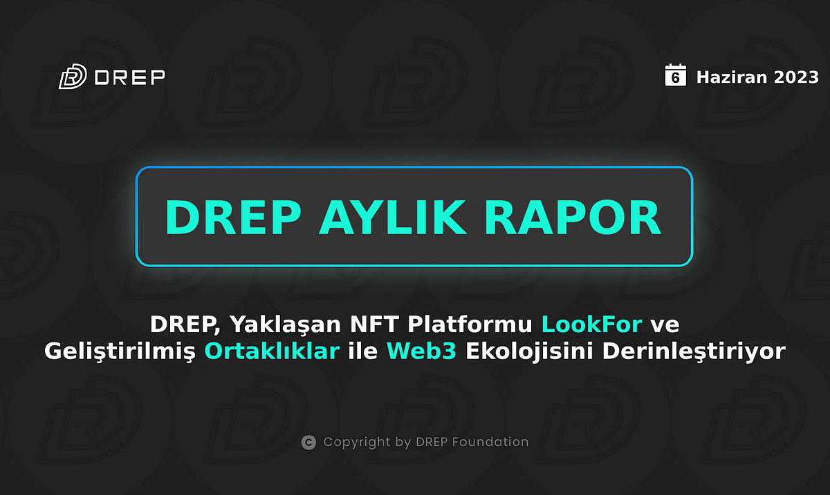 DREP Aylık Raporu 01.06–30.06 | LookFor, Testnet’te Kullanıma Hazır ...