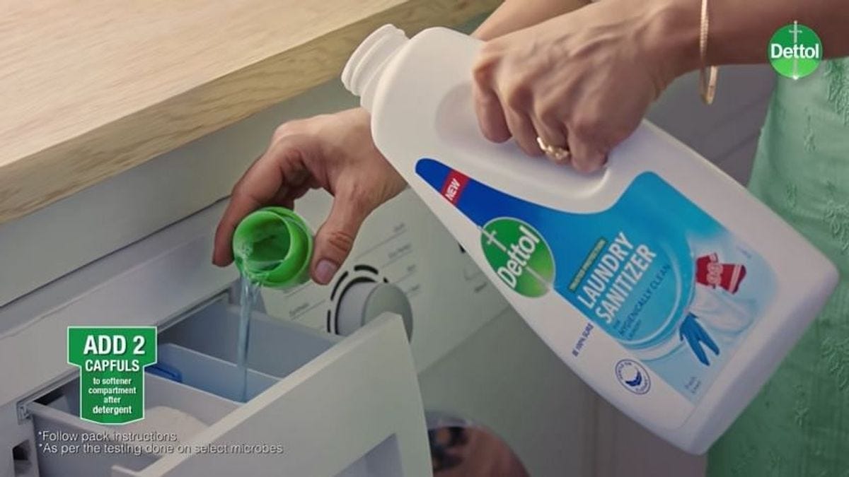 Is It OK to Add a Little Dettol Liquid to the Washing Machine to ...