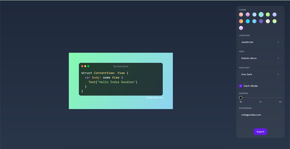 Craft stunning code and image screenshot for free - Khoa Pham - Medium