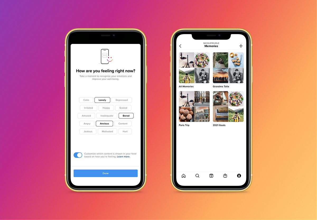 Case study: Instagram, but healthier | by Heidi Robertson | Bootcamp ...