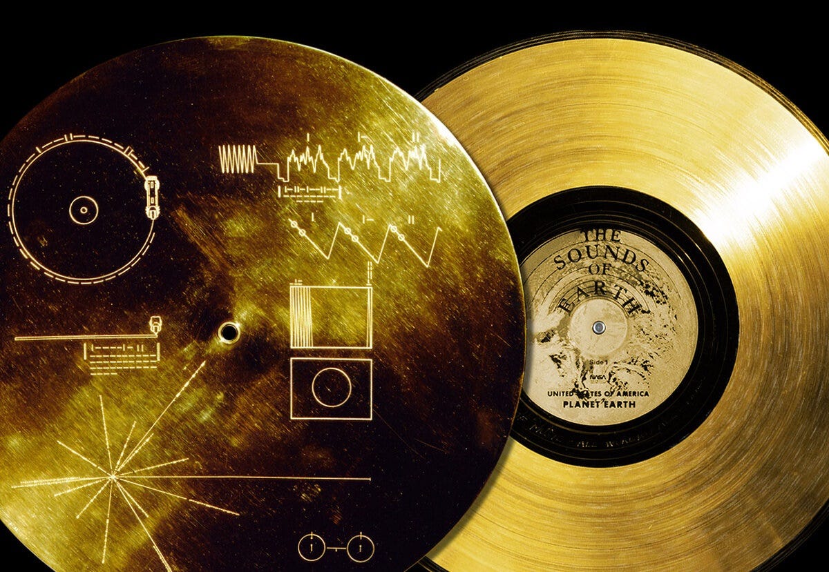 What is encrypted on the golden records of the Voyagers? | by Space ...