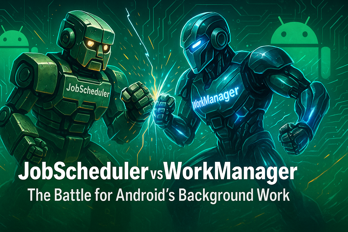 JobScheduler vs WorkManager: The Battle for Android’s Background Work | by Vaibhav Shakya | Jul ...