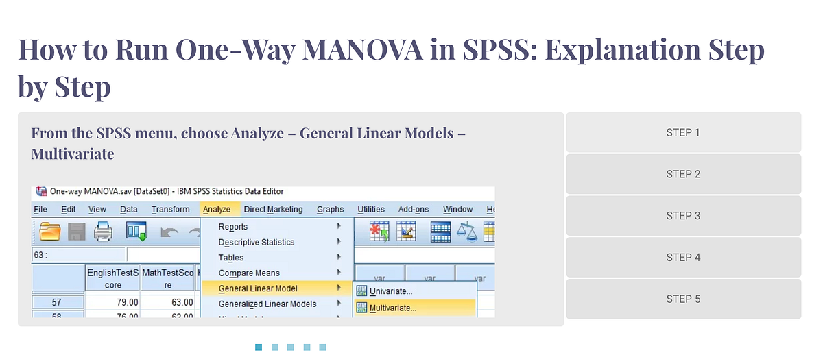 What is a One-Way MANOVA?. This easy tutorial will show you how to ...