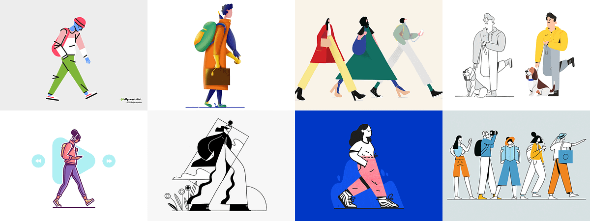 Walking Characters — Inspiration. We all need a bit of inspiration when ...