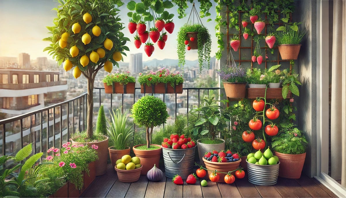 5 Fruits You Can Easily Grow in a Balcony Garden | by SAQEEB UDDIN | Medium