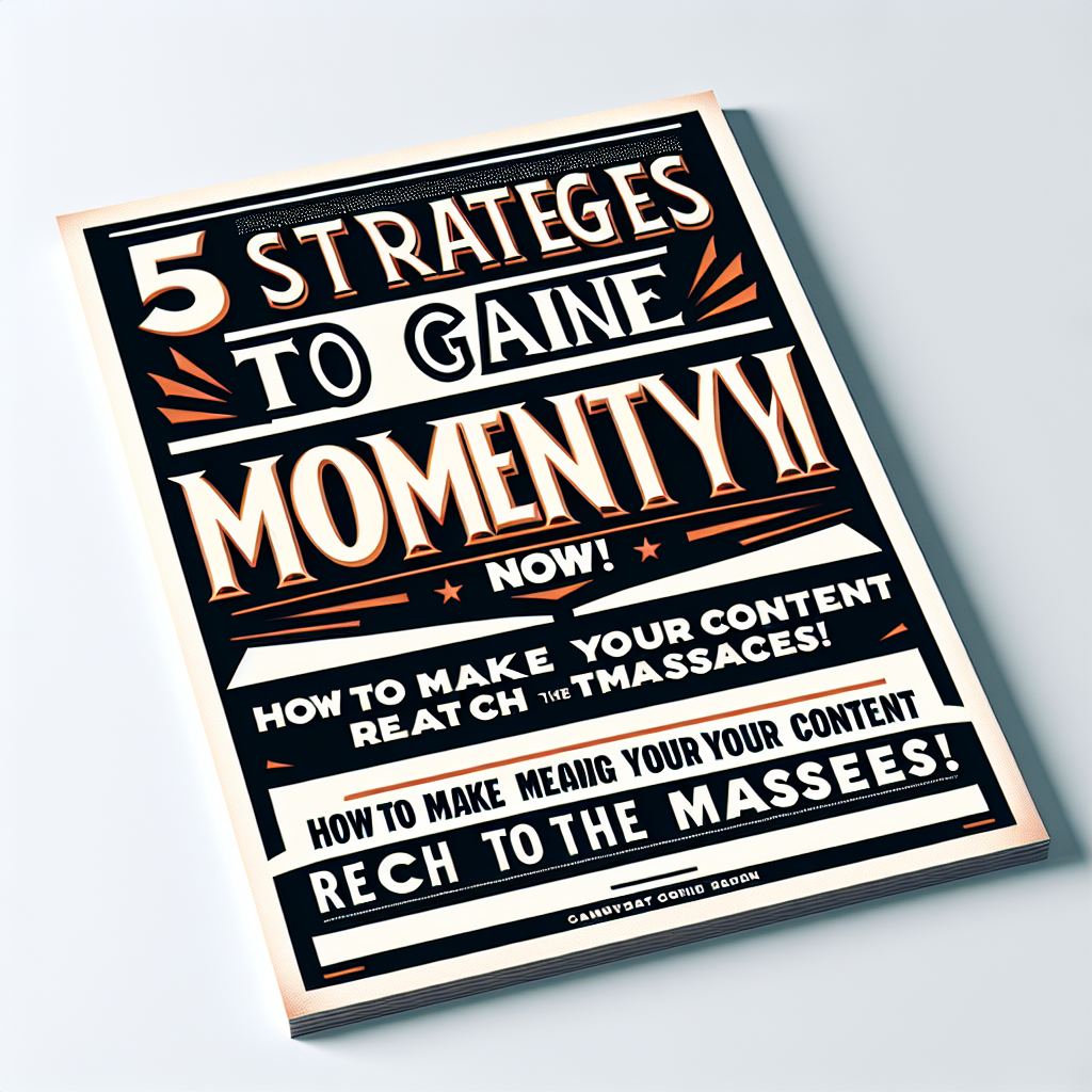 How to Create a Buzz Around Your Online Content: 5 Tips to Generate ...