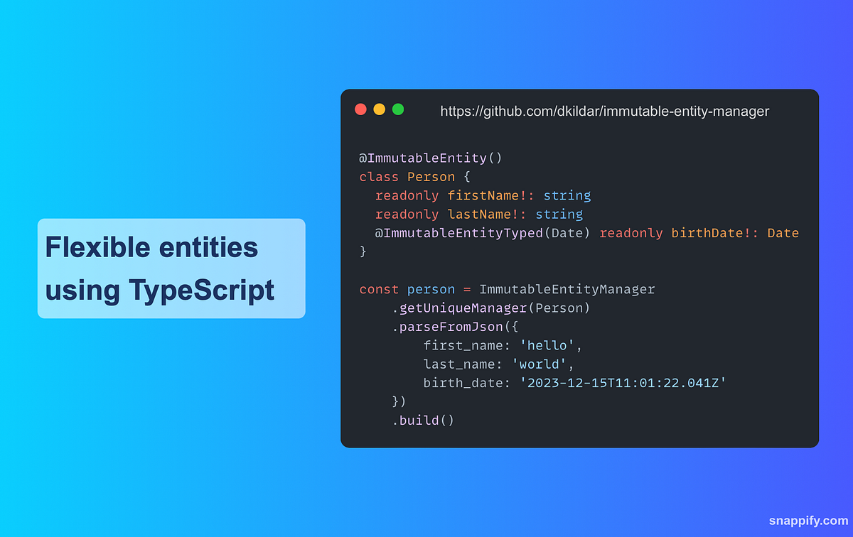 Flexible entities using TypeScript | by Ildar Timerbaev | Medium