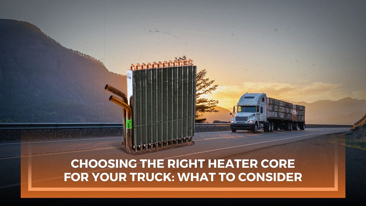 Choosing the Right Heater Core for Your Truck: What to Consider | by ...