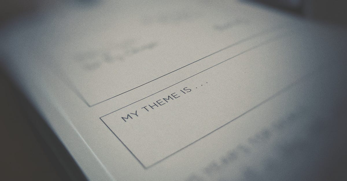 No Themes. In 2017, I’m giving myself the gift of… | by Dan Wright | Medium