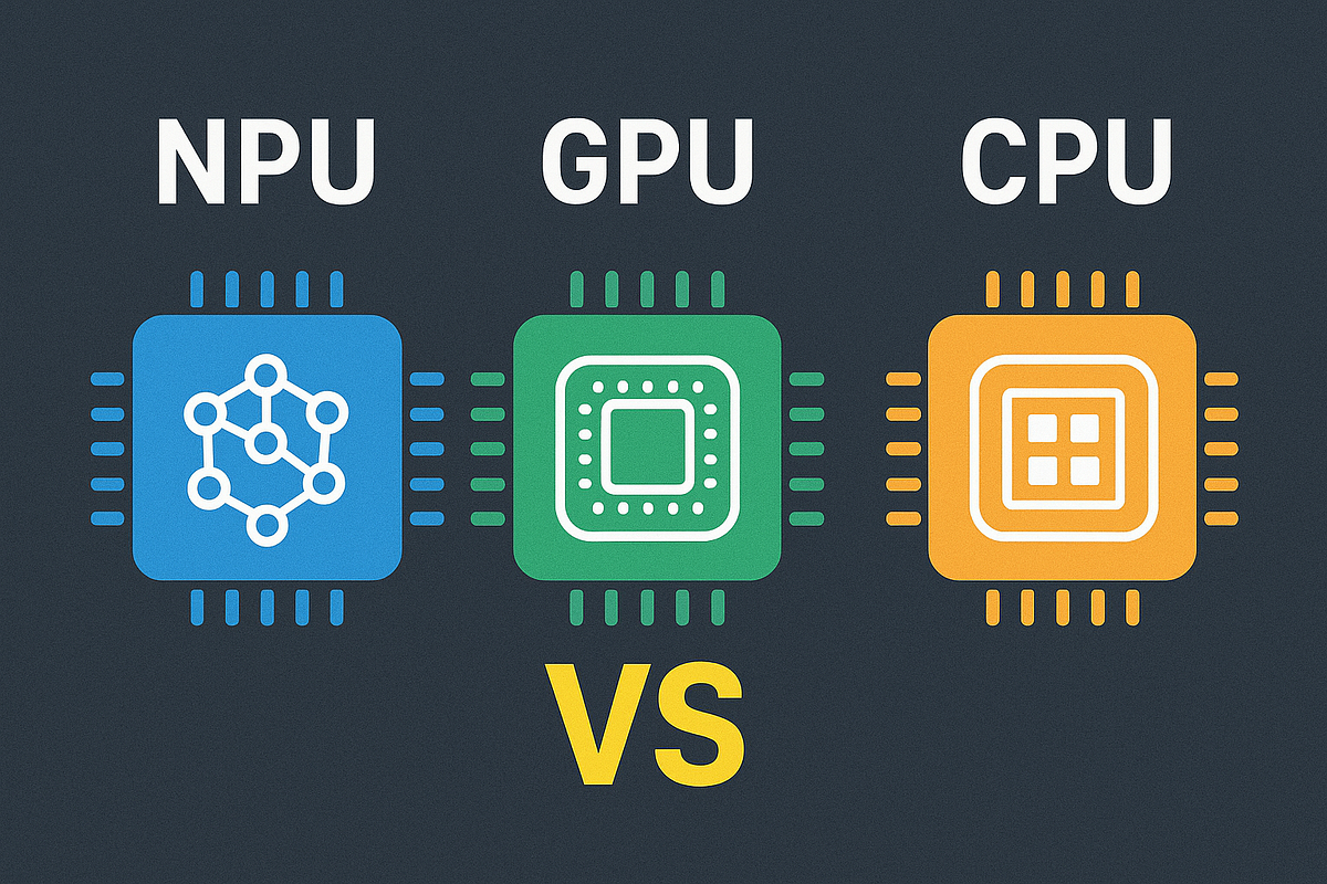 NPU vs CPU vs GPU: The Next Frontier in AI Computing | by Harish K | Sep, 2025 | Artificial ...
