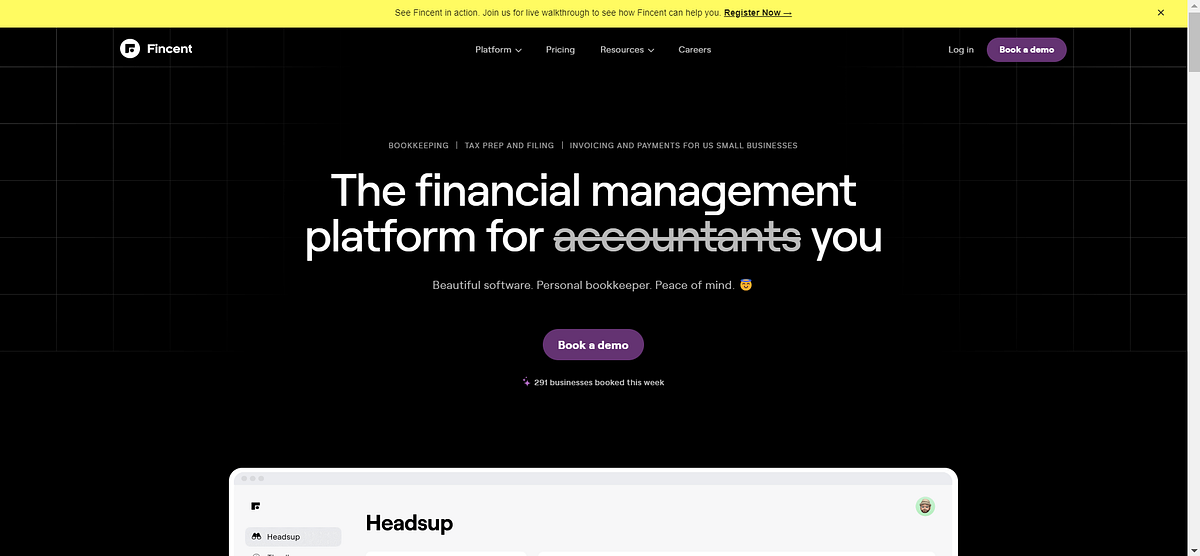 Tiny Changes, NOT So Tiny Impact — Deconstructing Fincent Book a Demo ...