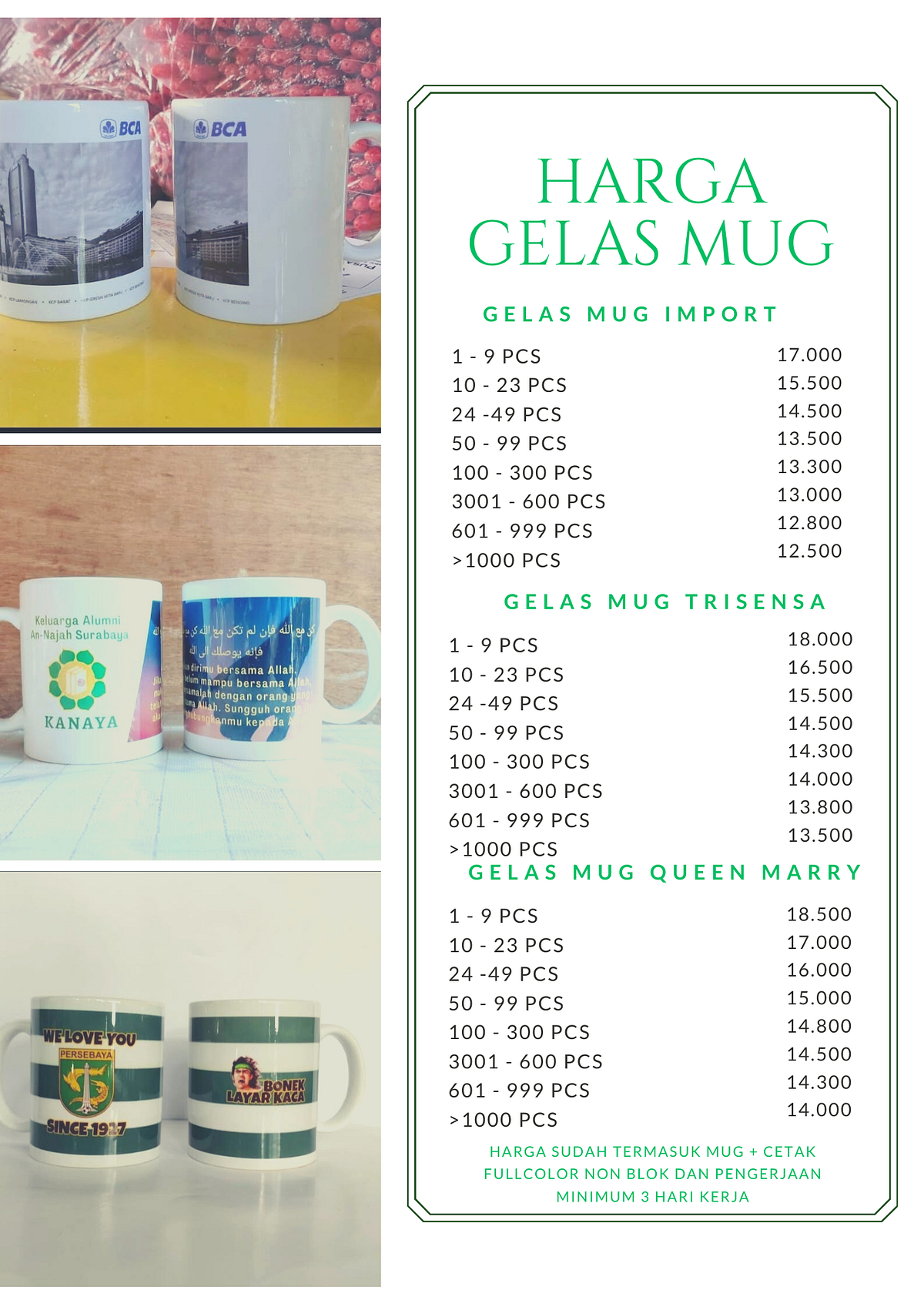 LOKASI !! WA : 0888–5727–885, PUSAT gelas mug unik untuk kado terbaik ...