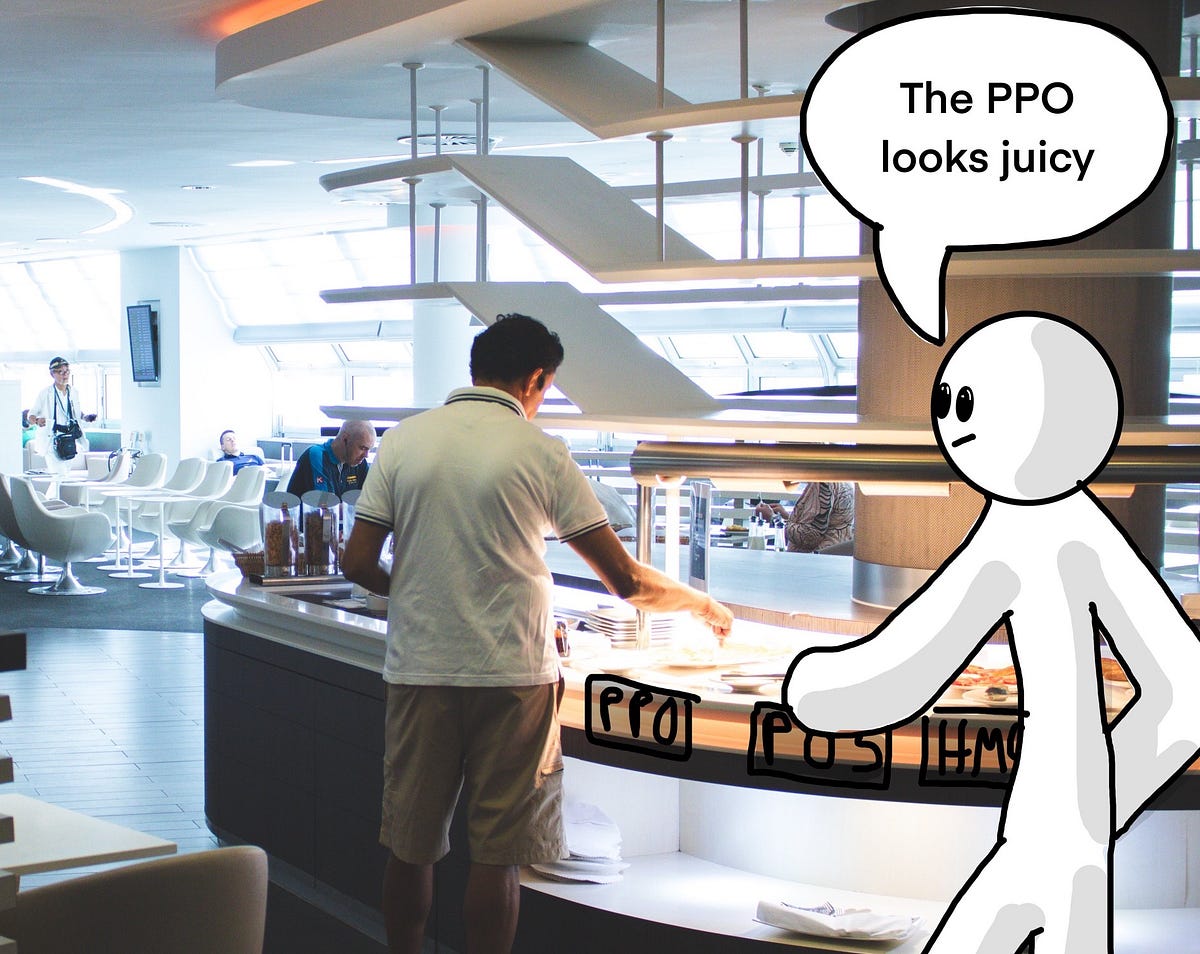 A Buffet with Only 4 Options — Sounds like our Health Insurance | by ...
