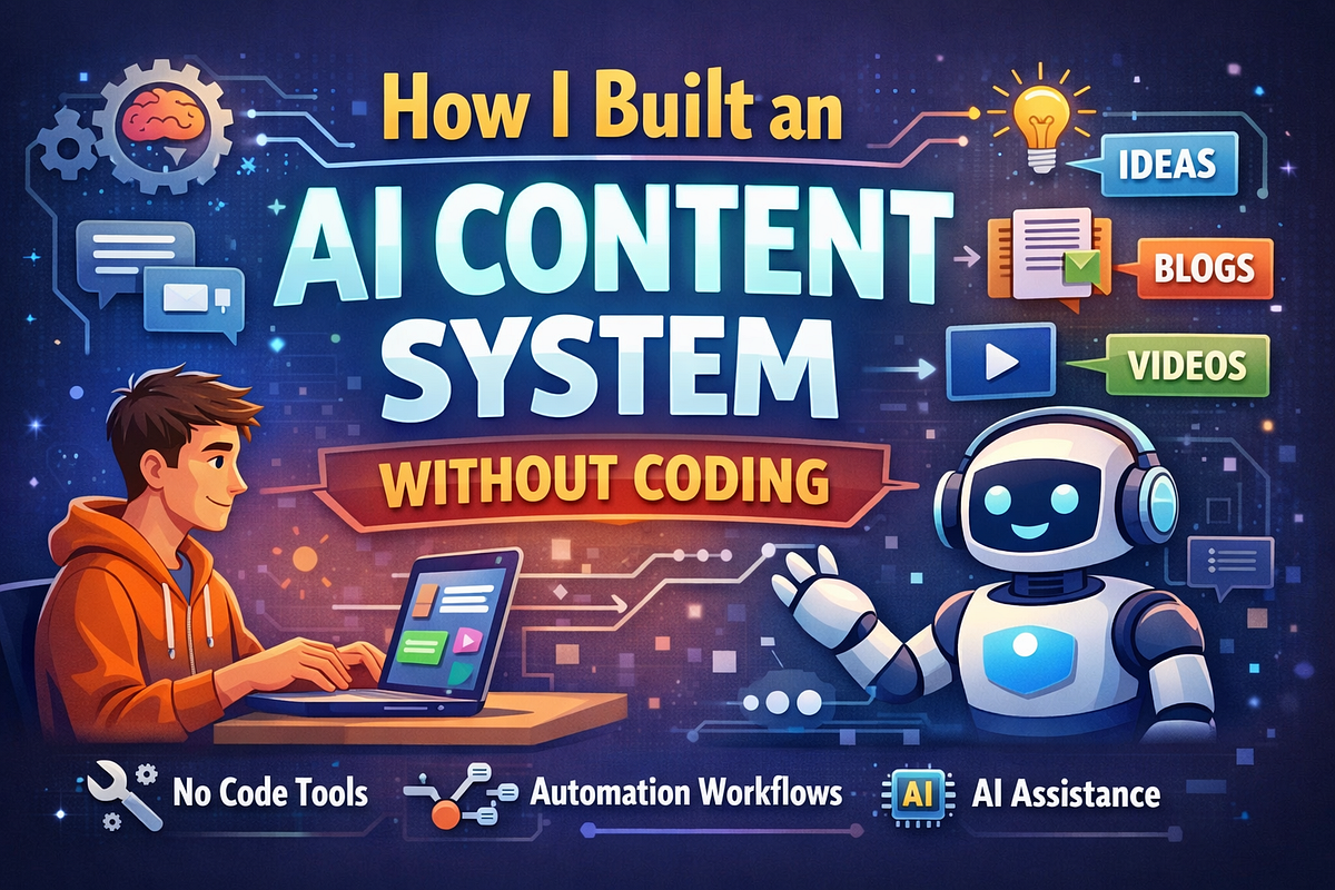 How I Built an AI Content System Without Coding (Step-by-Step Guide ...