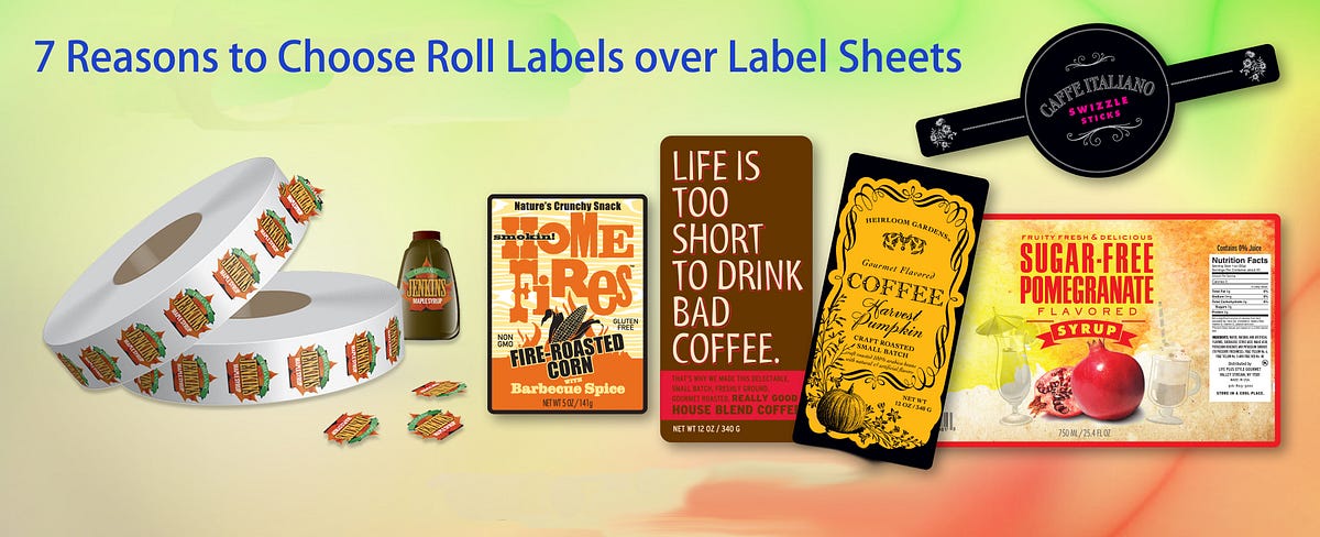 7 Reasons to Choose Roll Labels over Label Sheets | by VOILA PRINT | Medium