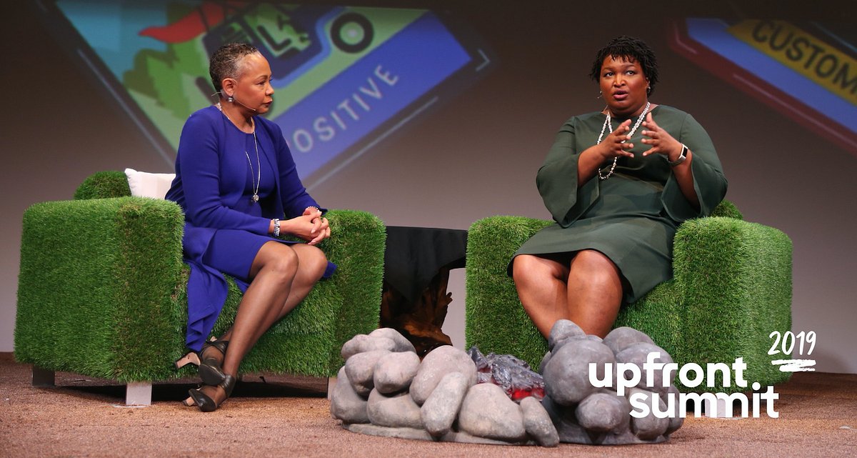 Why Stacey Abrams got the First Standing Ovation in #UpfrontSummit ...