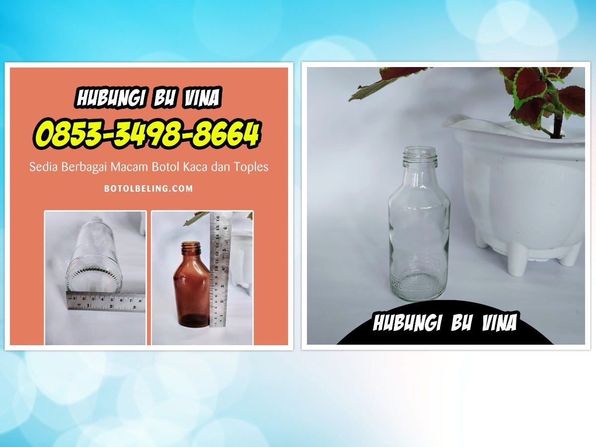 GUDANG 085334988664 Botol Kaca di Bandung | by Botolkacaliterdenpasar ...