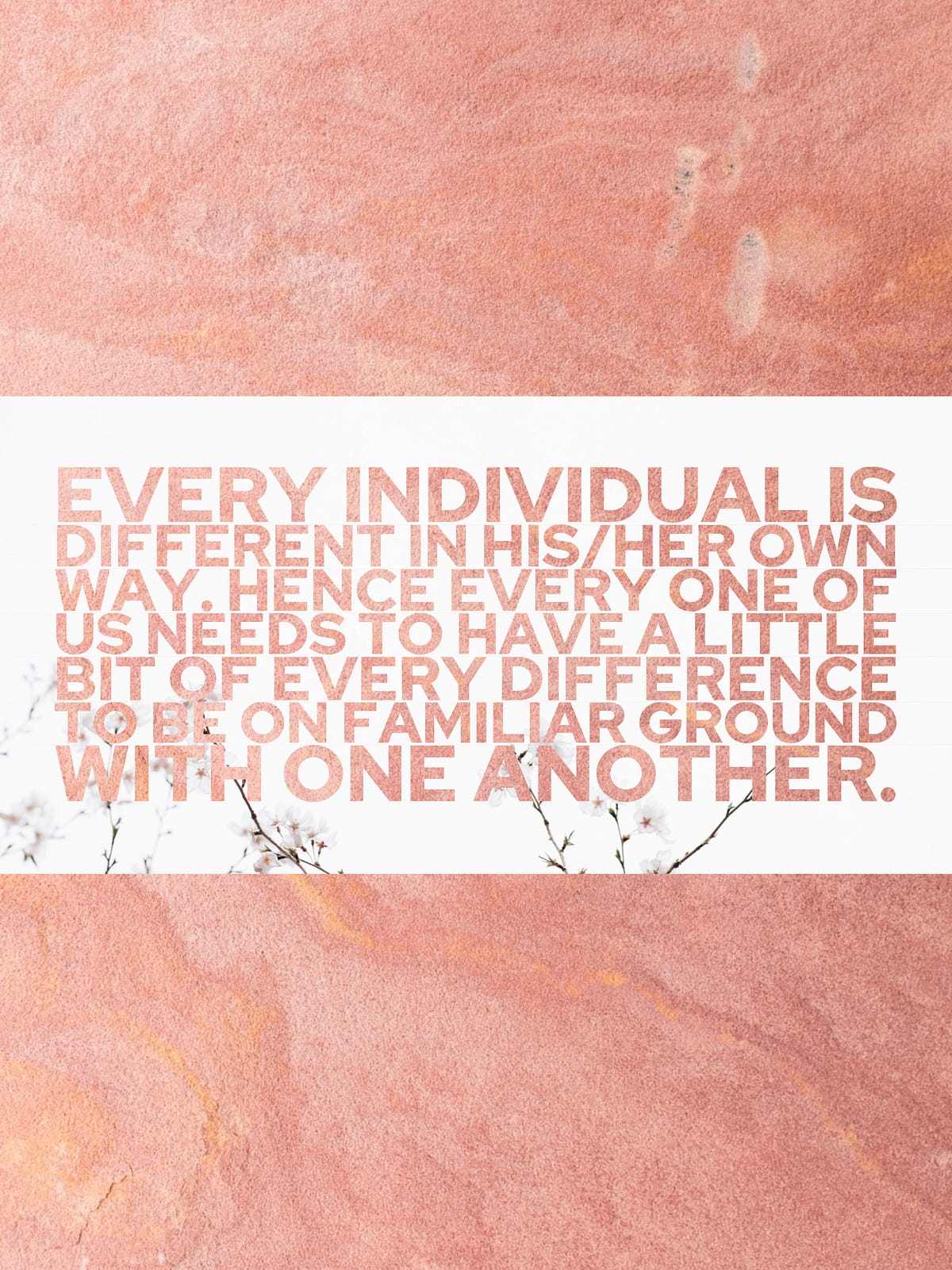 Every individual is different in his or her own way. | by ʀᴜᴛʜ ᴘʜɪʟʟɪᴘs ...