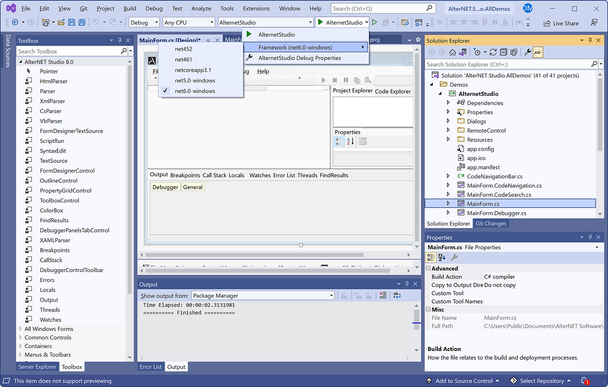 AlterNET Studio 8.0 released — now with support for Visual Studio 2022 and .NET 6 | by Dmitry ...