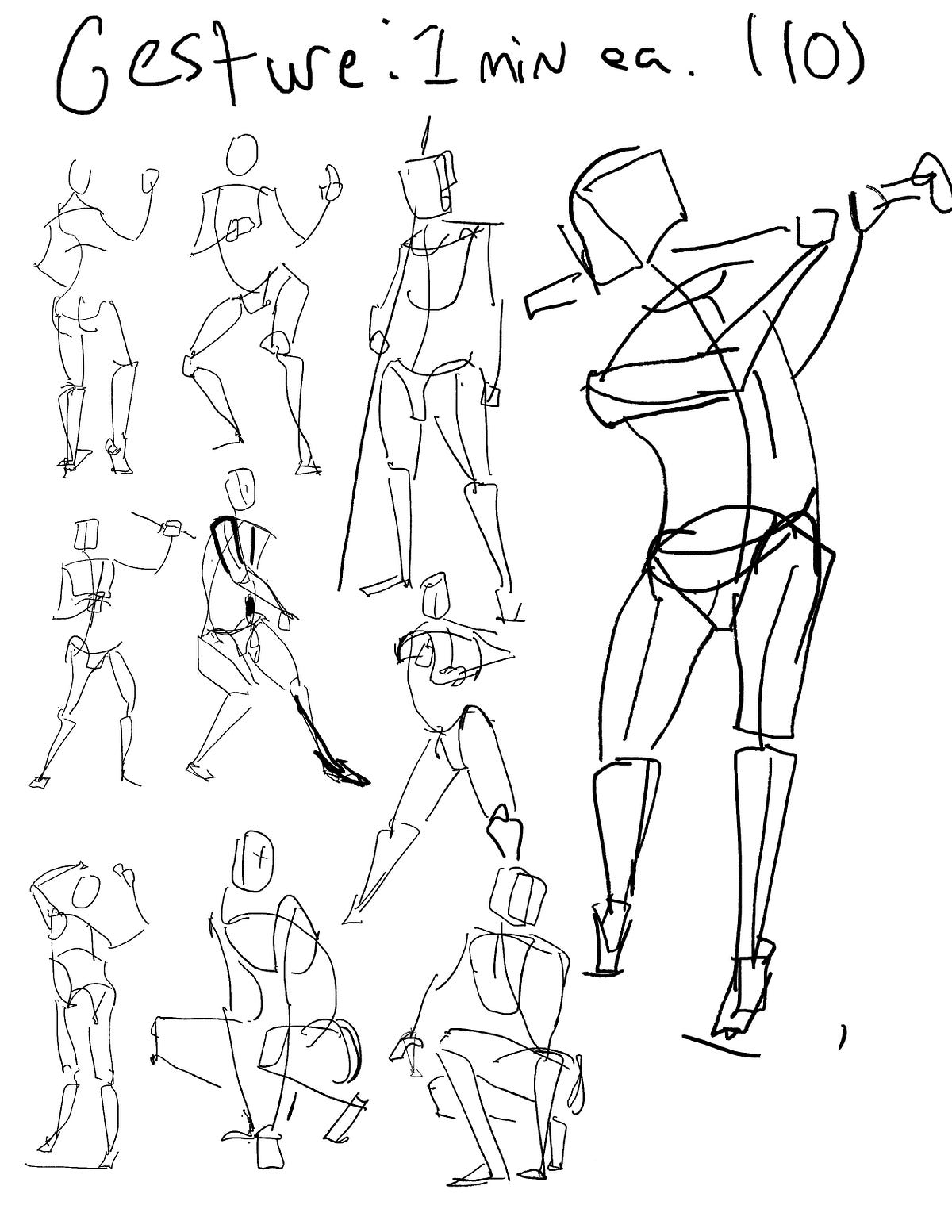 Drawing samurai days 12,13. Another couple days of drawing… | by Wessel ...