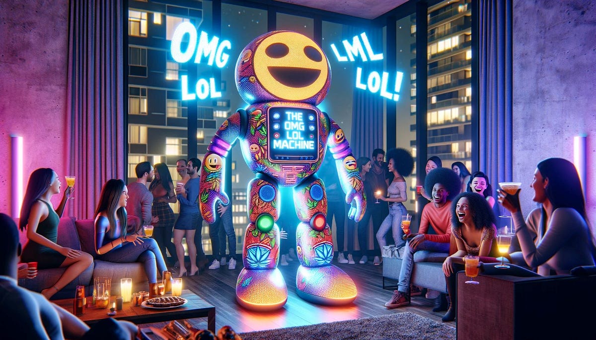 The OMG LOL Machine. AI Design | by Myk Eff | Spatial Design | Medium