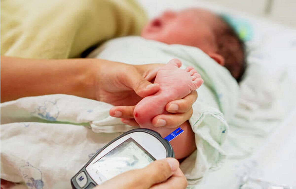 A neonatal thermoregulation devices regulates the core body temperature ...