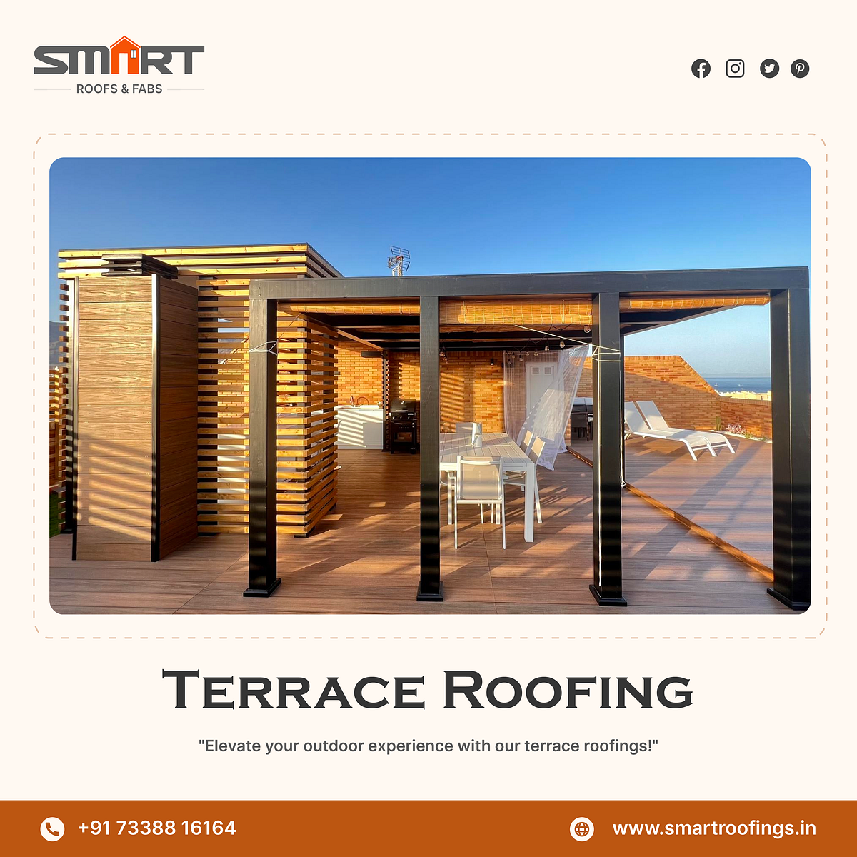 Terrace Roofing Sheds-Smart Roofs and Fabs - Smartroofingscontractors ...