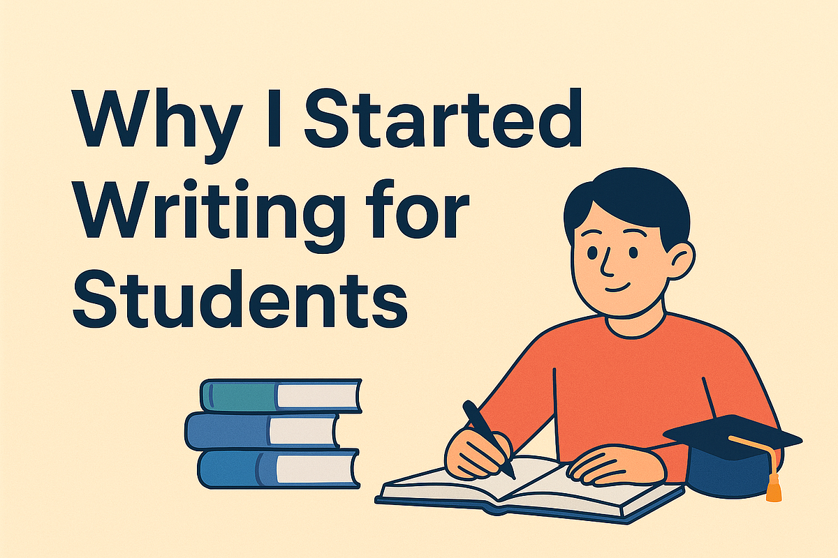 Why I Started Writing for Students - Akash - Medium